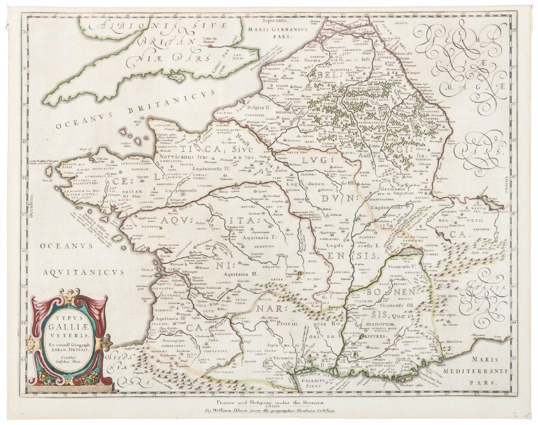 Map of ancient France by Blaeu