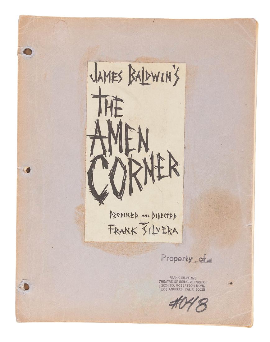 The Amen Corner, script from Frank Silvera production