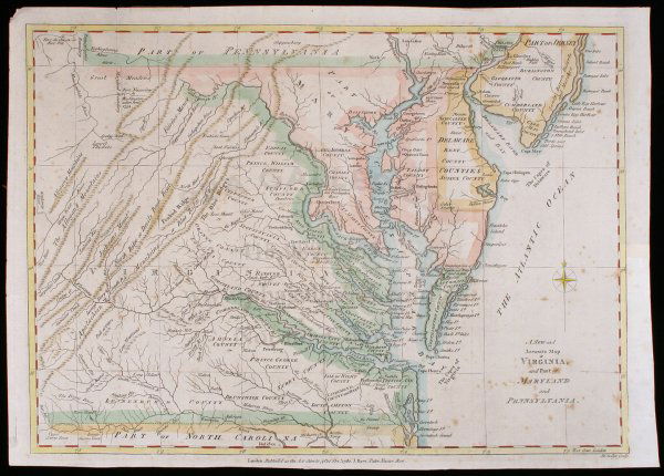2109: Map of Virginia from 1780