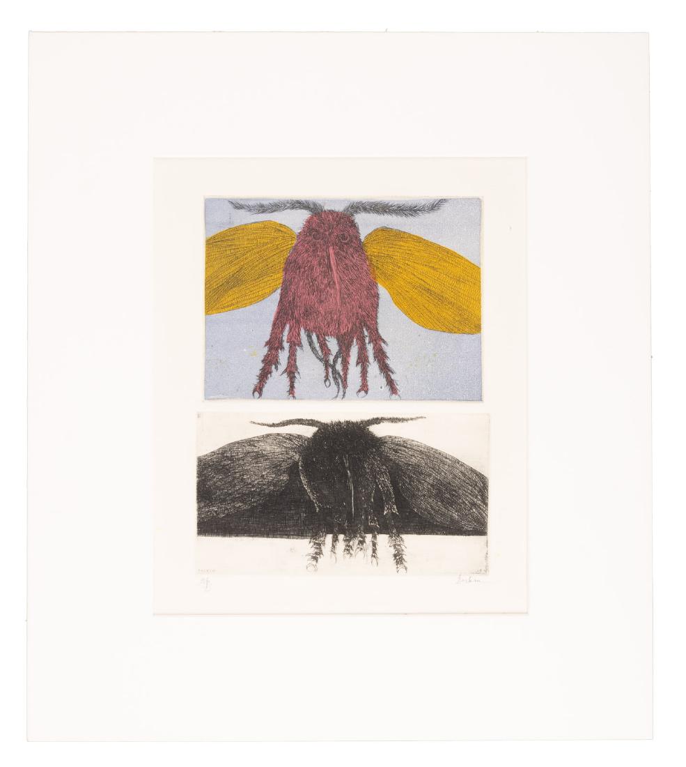 Two insect etchings from Leonard Baskin, AP - Jul 25, 2019 | PBA ...