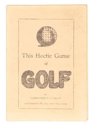 Hectic Game Of Golf By Faust C.1930