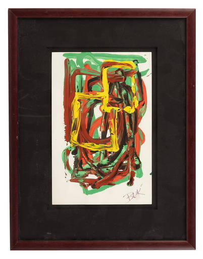 Original Painting By Charles Bukowski