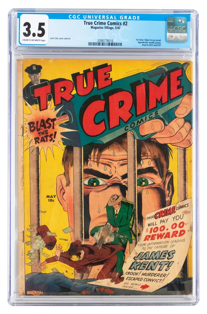TRUE CRIME COMICS #2 * CGC 3.5 * Cole's MURDER, - Jun 04, 2020 | PBA ...