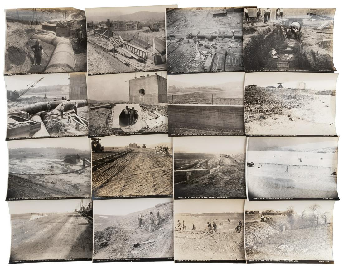 Lanpher Reservoir construction photos, c.1913 - May 07, 2020 | PBA ...