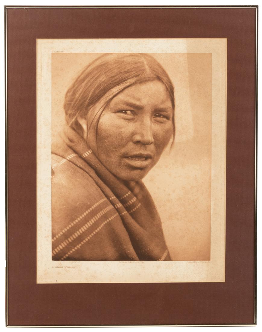 Edward S. Curtis A Cree Woman