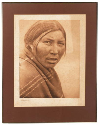 Edward S. Curtis A Cree Woman