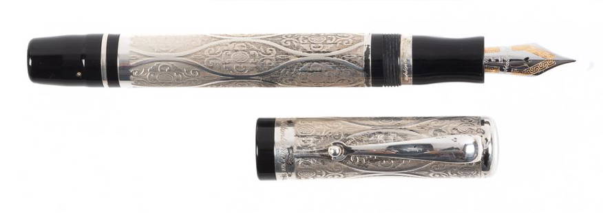 Montegrappa Cosmopolitan Gothic Sterling Pen.