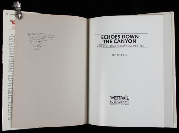 Ted Benson Photos Of Western Pacific Inscribed