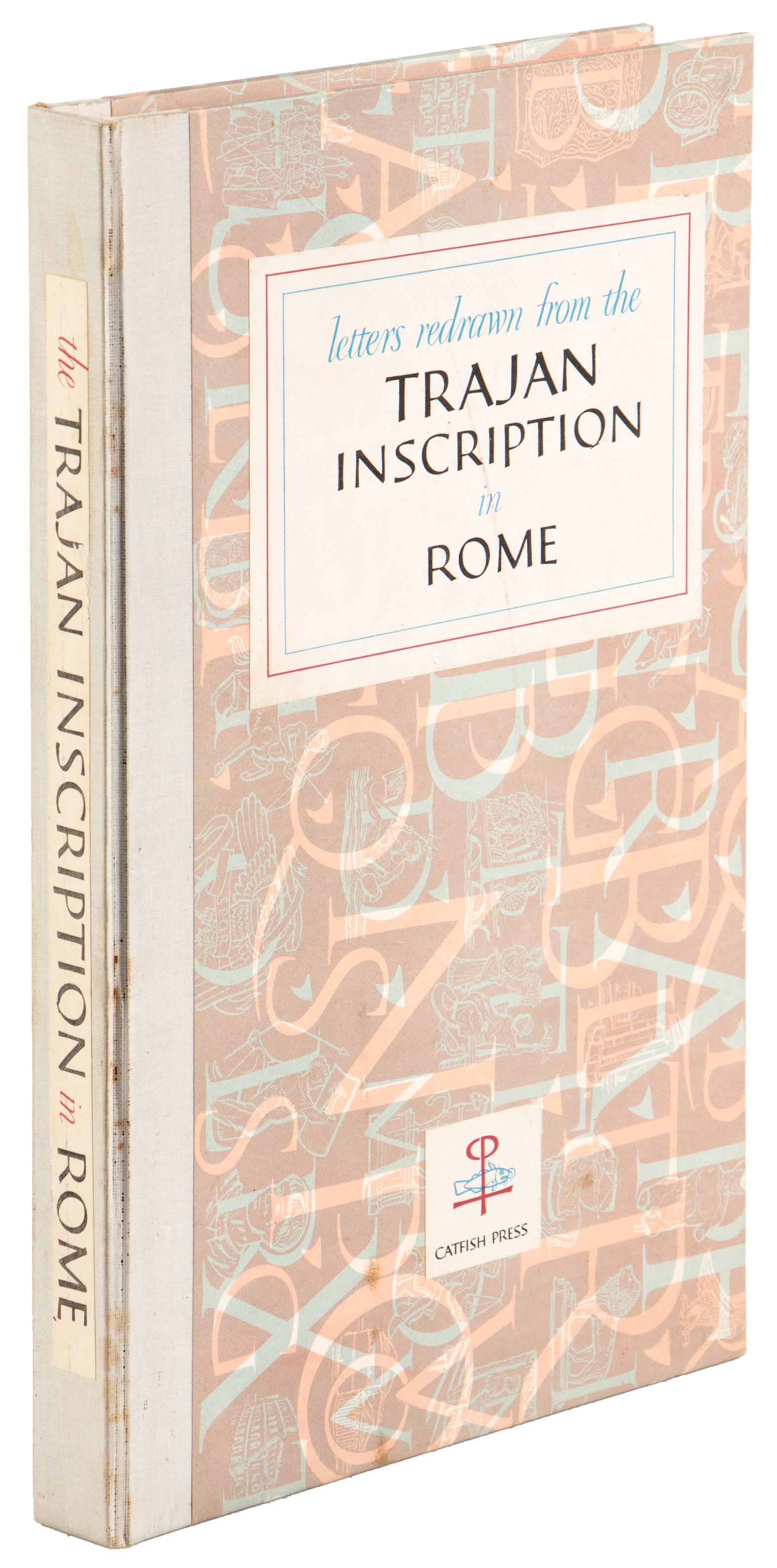 Letters Redrawn From The Trajan Inscription In Rome