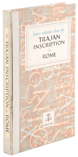 Letters Redrawn From The Trajan Inscription In Rome