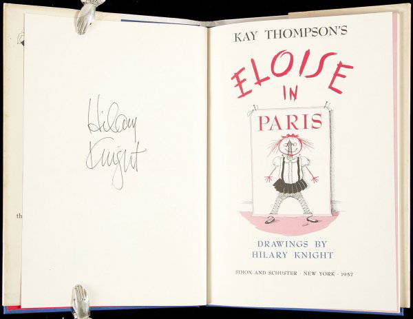 Eloise In Paris 1st In Dj And Signed By Illus