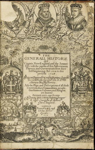 Smith's Historie Of Virginia 1626
