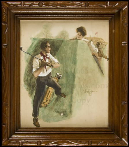 original watercolor by Stuart Travis c.1900 - Feb 18, 2010 | PBA ...