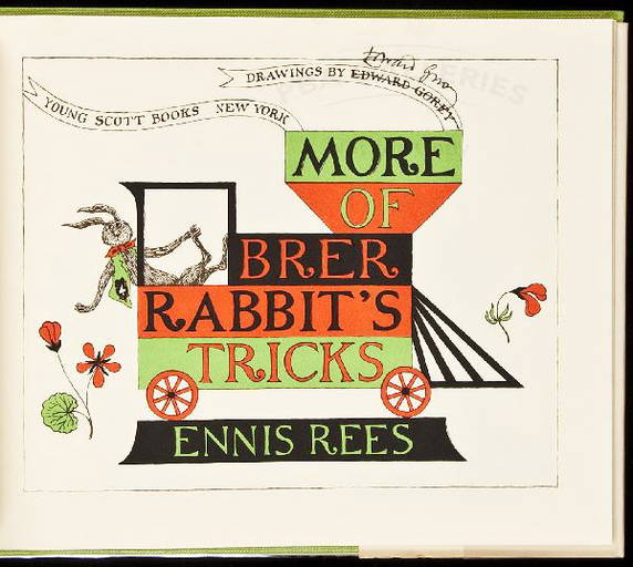 More Of Brer Rabbit's Trick Signed Edward Gorey