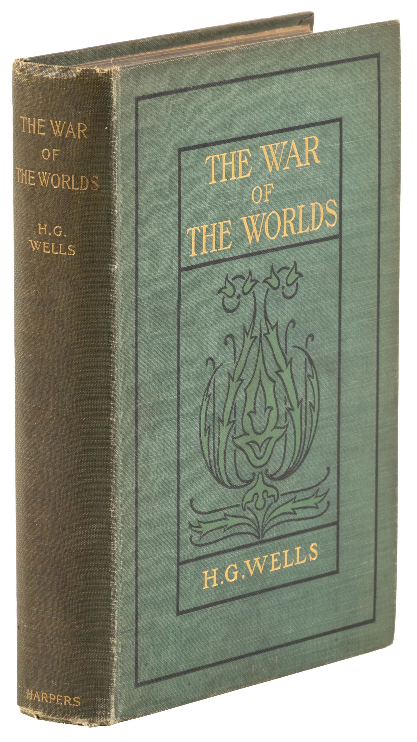H.g. Wells The War Of The Worlds First Us Edition