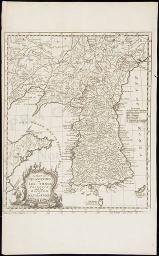 Kitchin Map Of Korea C,1750