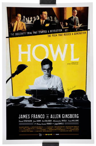 Howl movie poster signed by Ferlinghetti - Mar 24, 2022 | PBA Galleries ...