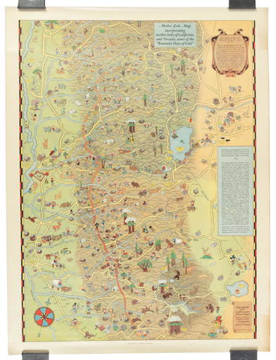 Pictorial map of mother lode California & Nevada (#0497) on May 05 ...