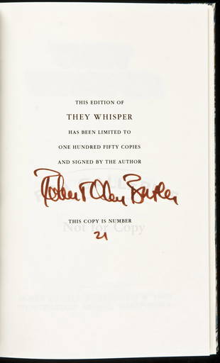 Robert Owen Butler They Whisper 1/150