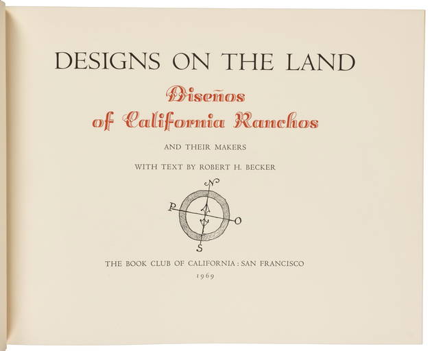 Disenos of California Ranchos One of 500 copies (#0040) on Aug 11, 2022 ...