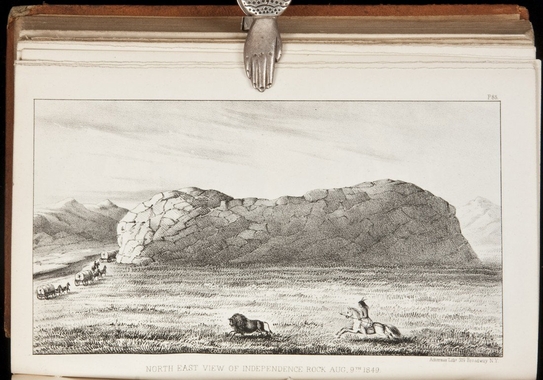 Mounted Riflemen To Oregon 1850 With Lithos