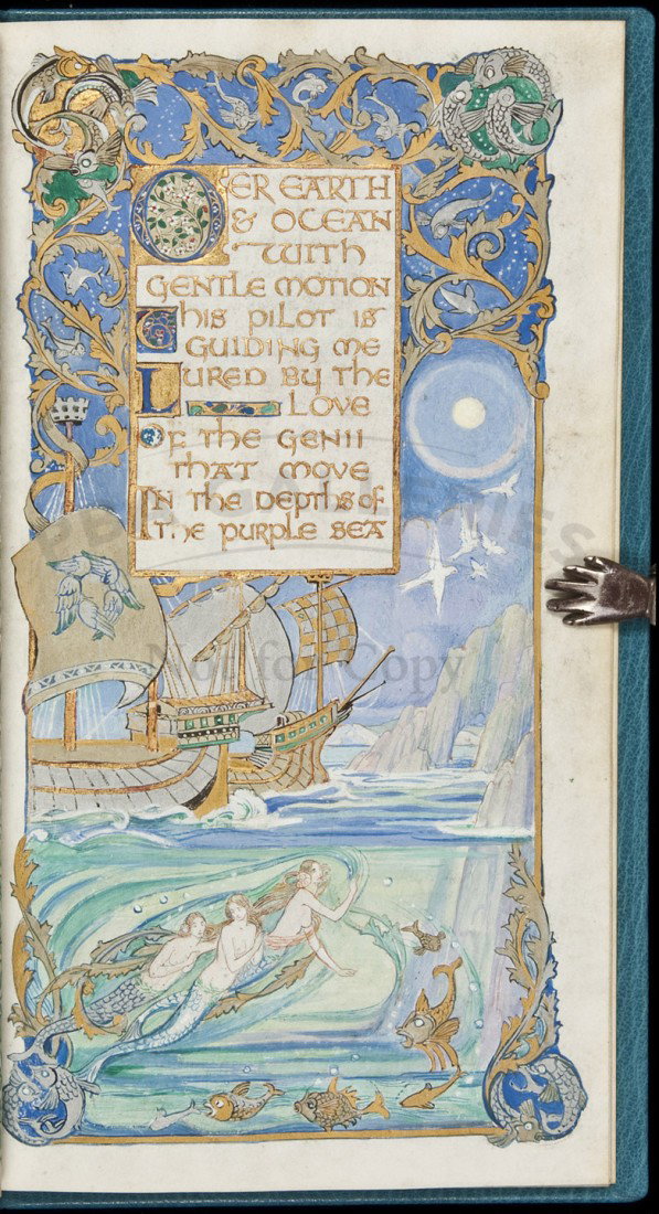 Gorgeous Illuminated Manuscript By Jessie Bayes