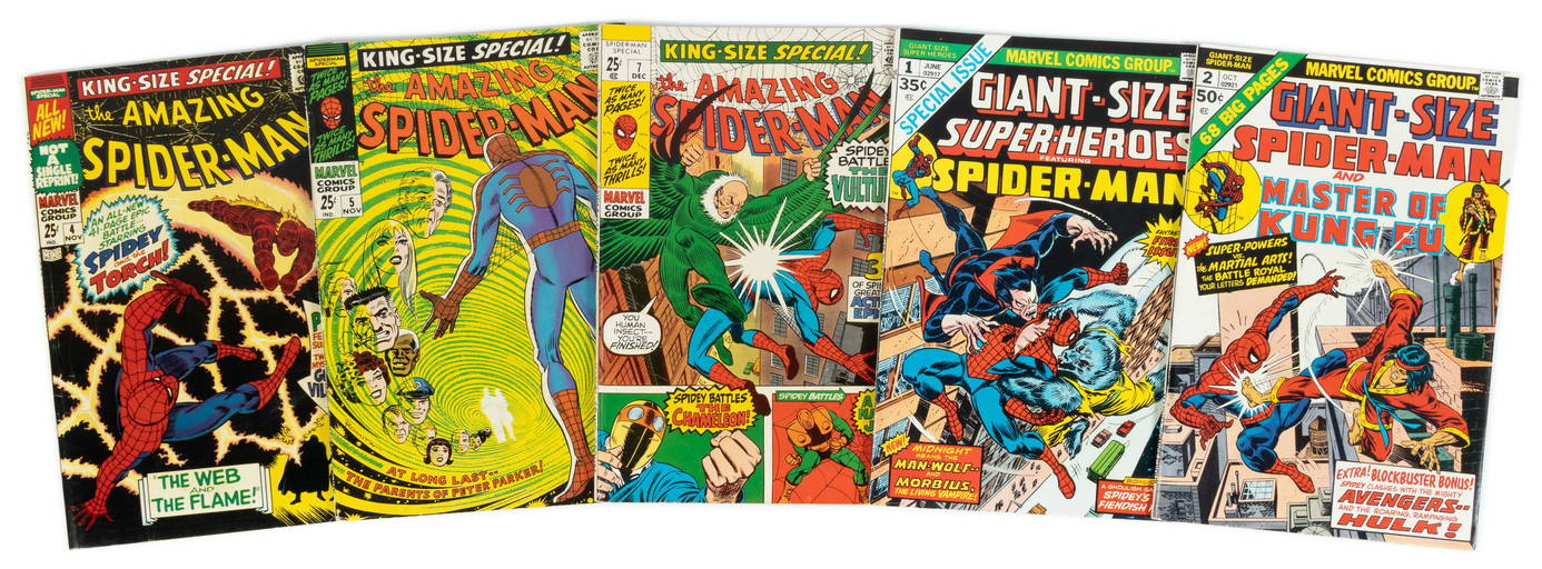 AMAZING SPIDER-MAN ANNUALS & GIANT-SIZES: Lot of 5 (#0209) on Dec 08 ...