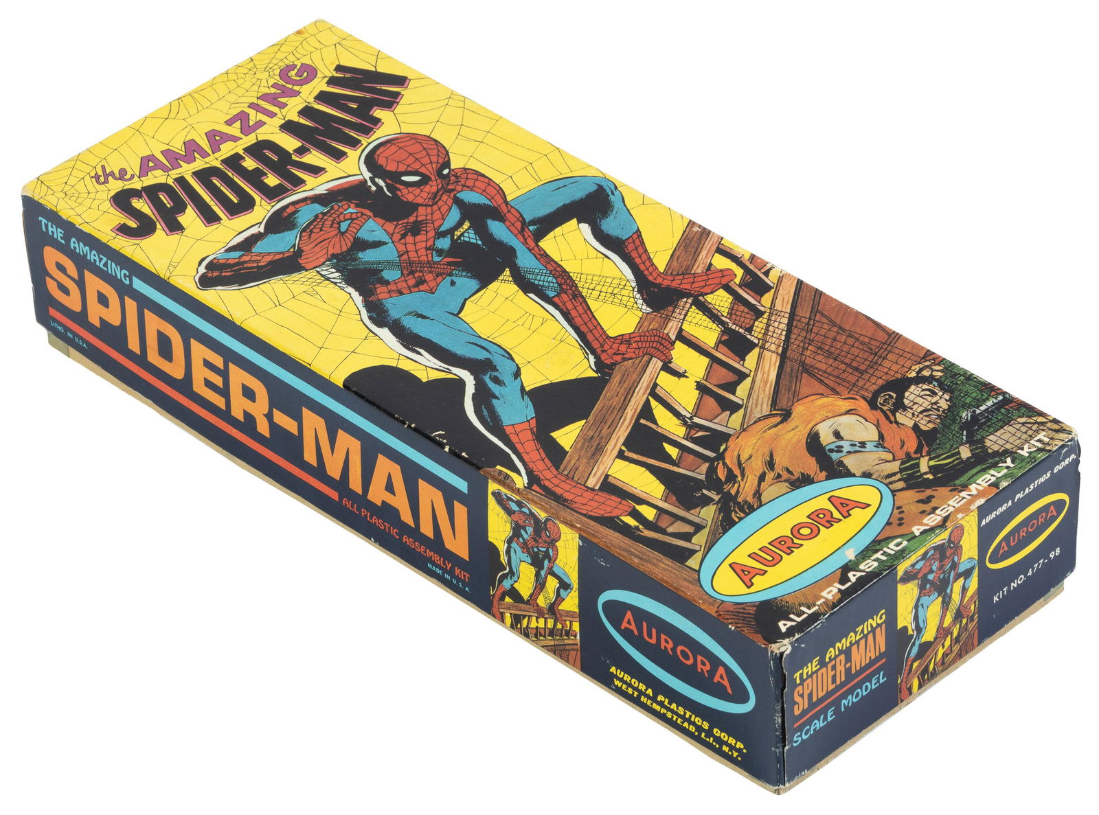 Aurora SPIDER-MAN Model Kit, 1966 (#0220) on Dec 08, 2022 | PBA ...