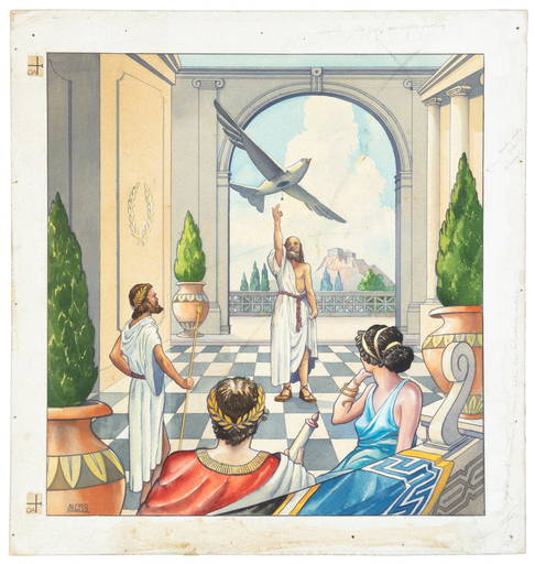 Owles Illustrates Ancient Greek Automaton (#0084) on Jan 12, 2023 | PBA ...