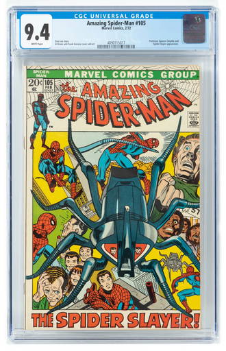 AMAZING SPIDER-MAN #105 * CGC 9.4 (#0001) on Jan 19, 2023 | PBA ...