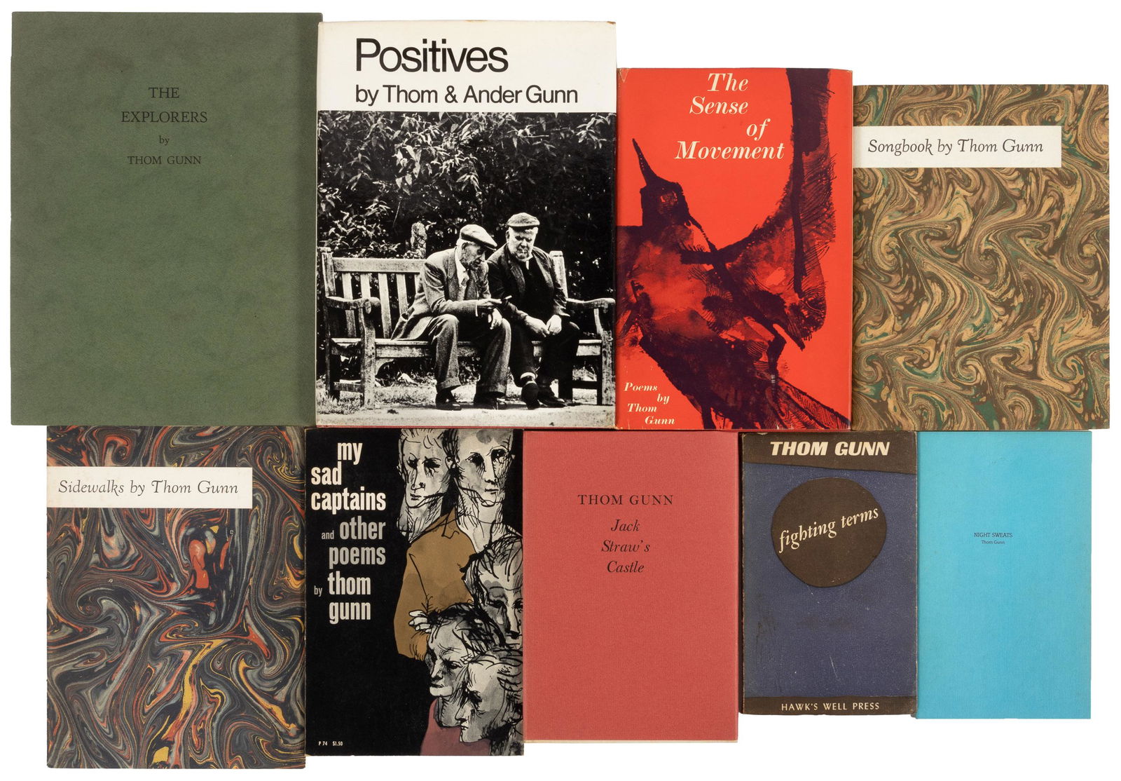9 signed volumes by Thom Gunn - Mar 09, 2023 | PBA Galleries in CA