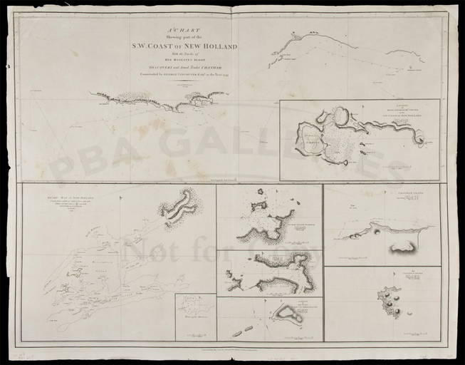 Charts Of Australia By Vancouver 1798