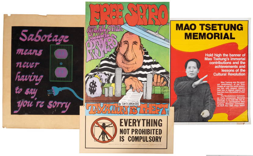 Large Collection Of Counterculture Posters And Graphics