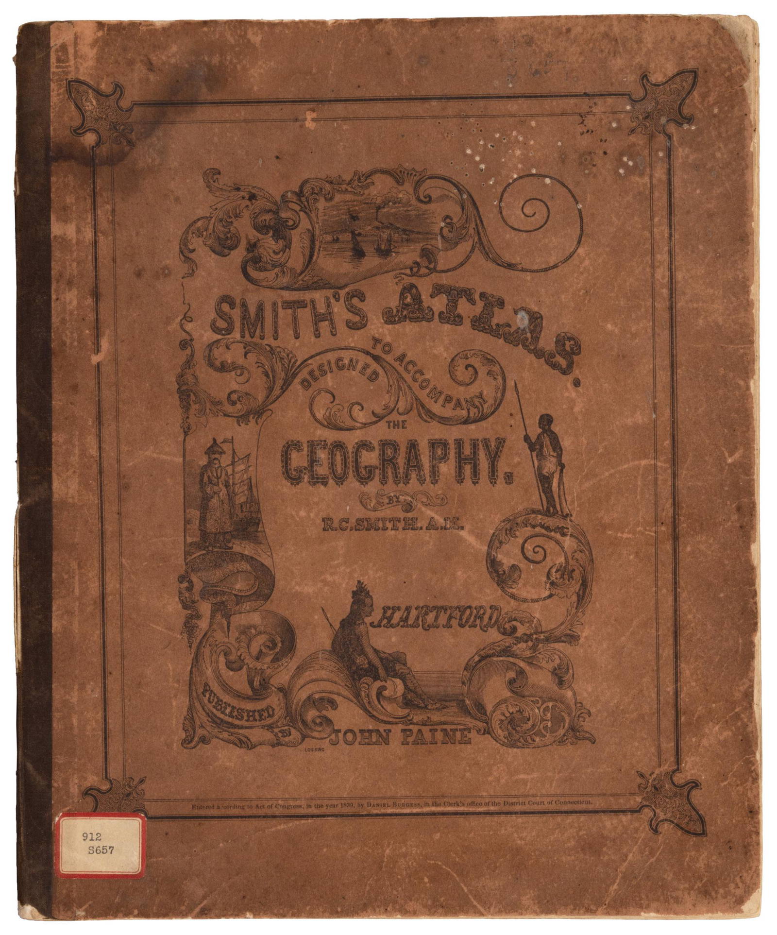 1839 Atlas W/ Independent Texas, Streeter Copy Auction