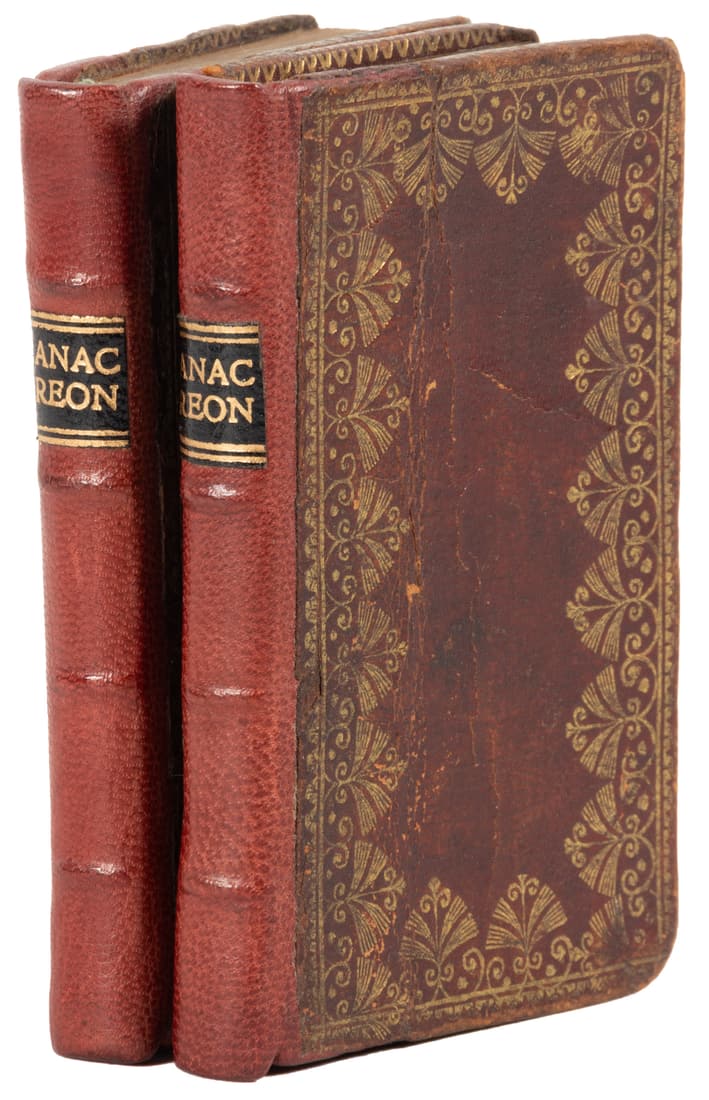 Anacreon, Sappho In Greek & Latin Auction