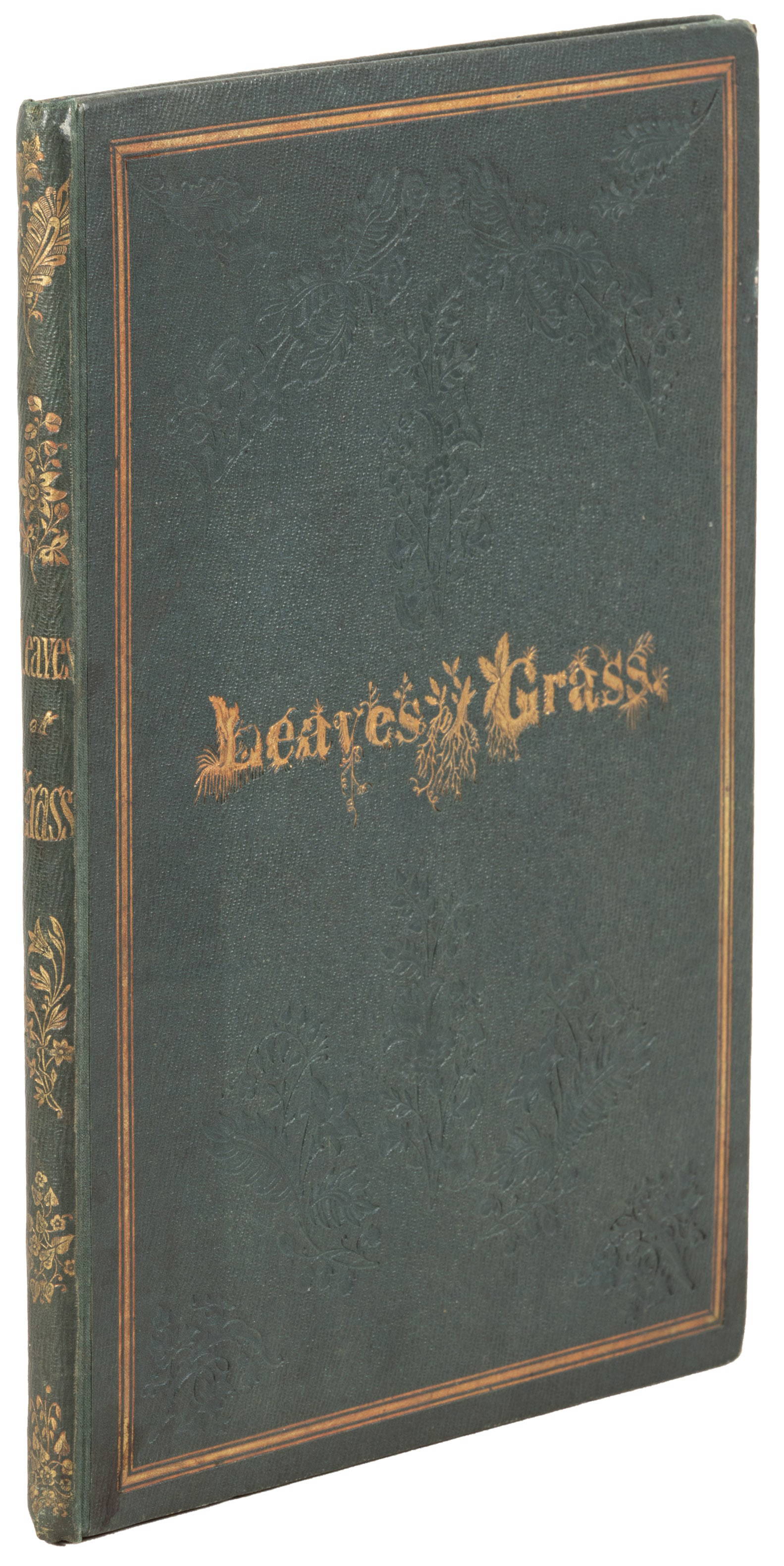 1855 Leaves Of Grass With Signed Whitman Portrait Auction