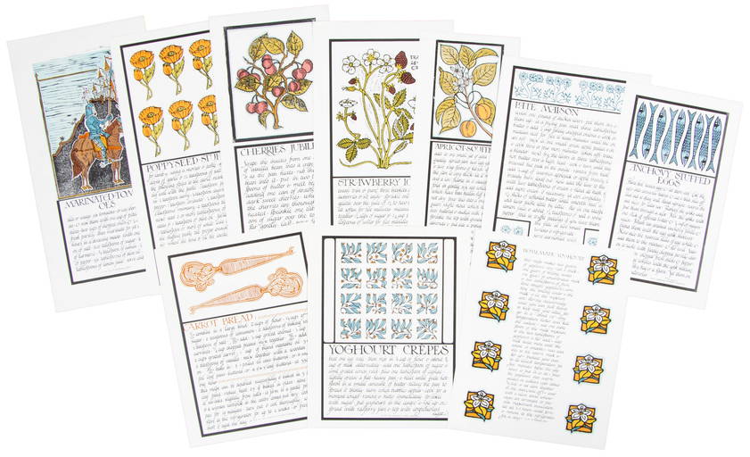 Recipes By Alice Waters, Art By Goines (25/30 Prints)