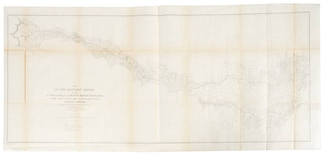 C.1903 Map Of Jummoo And Kashmir Auction