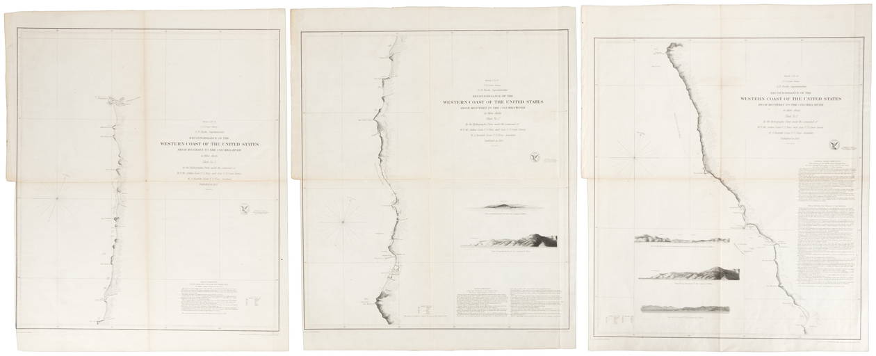 West Coast From U.s. Coast Survey 1851