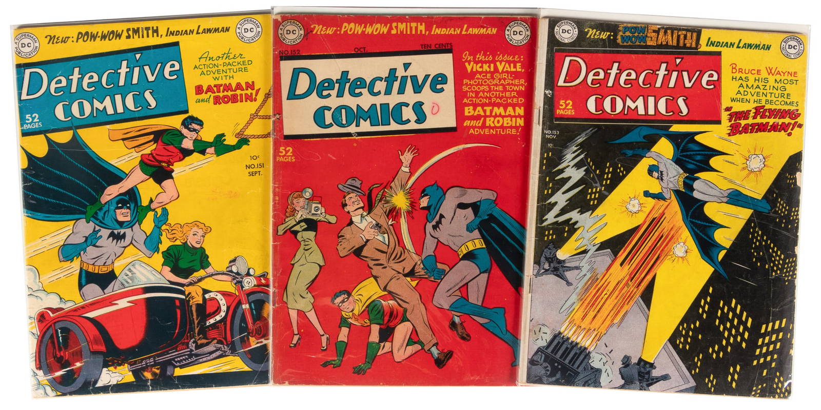 Detective Comics #s 151, 152, 153 * Lot Of 3 Dc Universe Collection ...