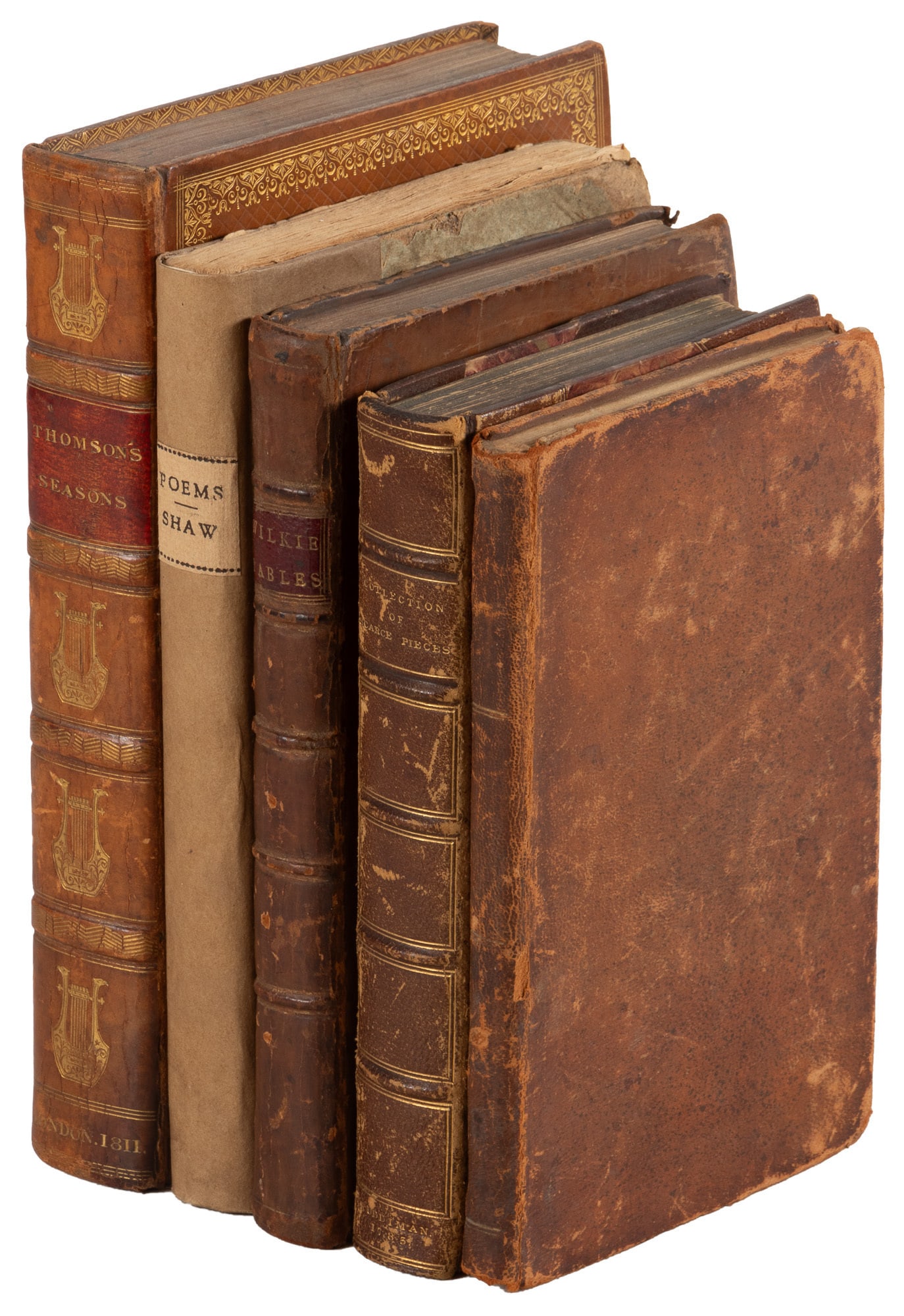 Five Volumes Of 18th-century Poetry Auction