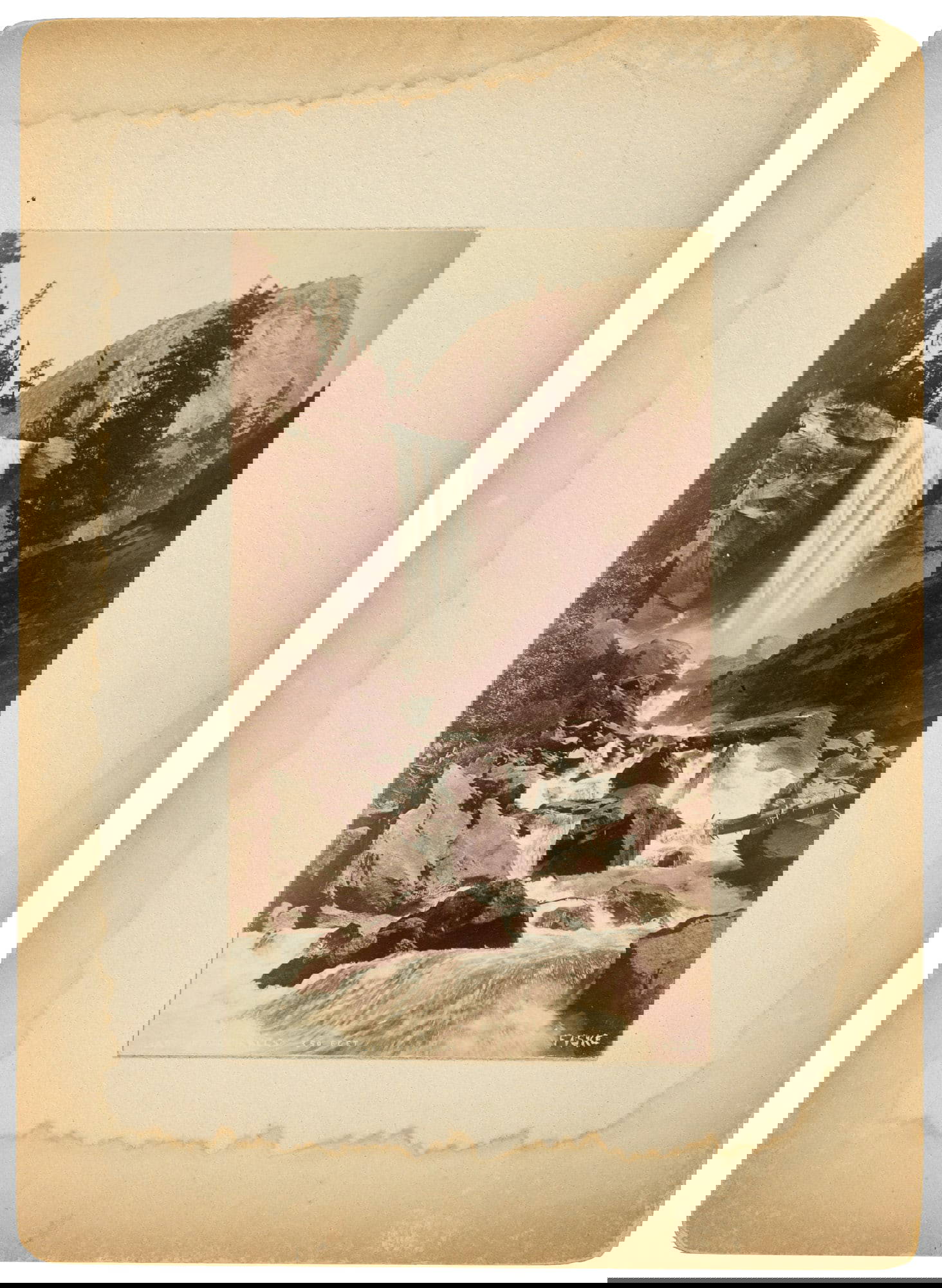 George Fiske Vernal Fall Albumen Photo Auction