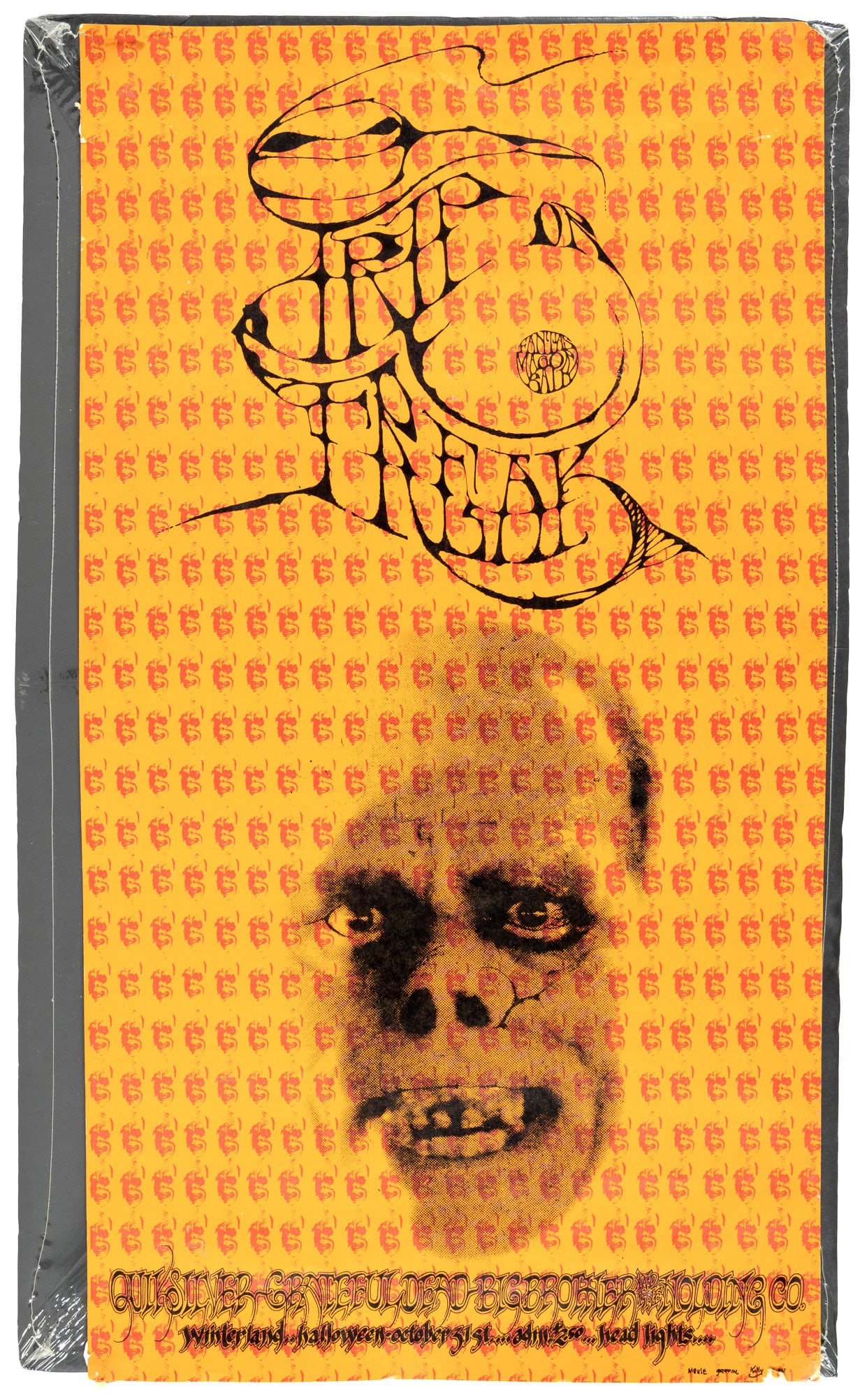 Trick Or Freak Grateful Dead Poster Auction