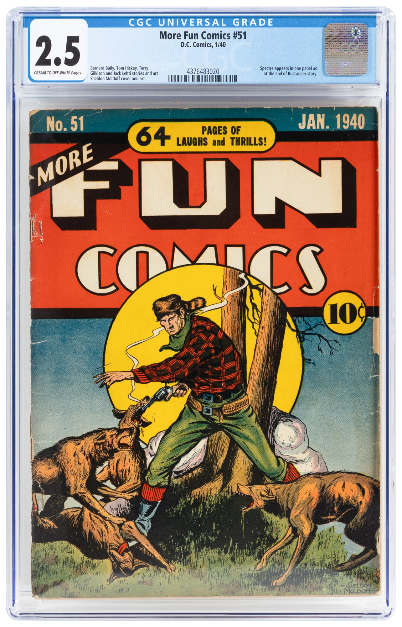 More Fun Comics #51 * Cgc 2.5 * 1st Spectre Appearance Auction