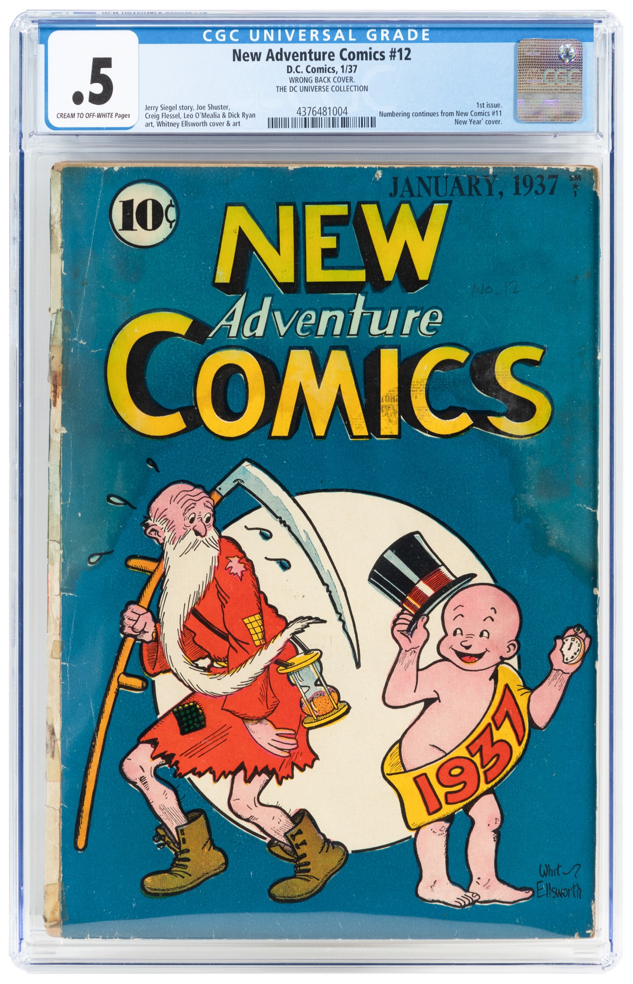 New Adventure Comics #12 * Jor-el Prototype * Super Dad Debut? Auction