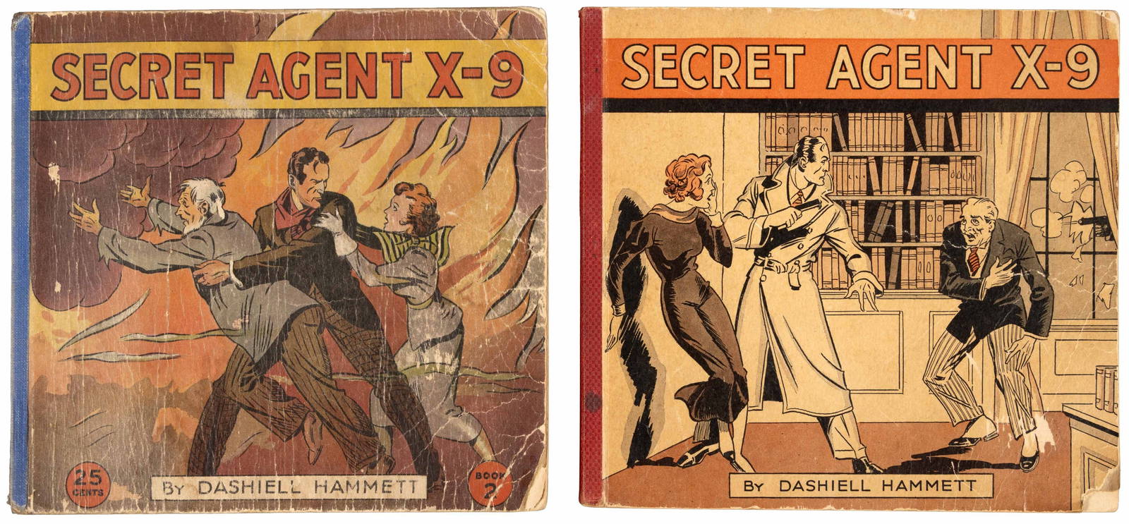 Buy Secret Agent X-9 Bks. 1-2, Hammett & Raymond | Pba Galleries In Ca