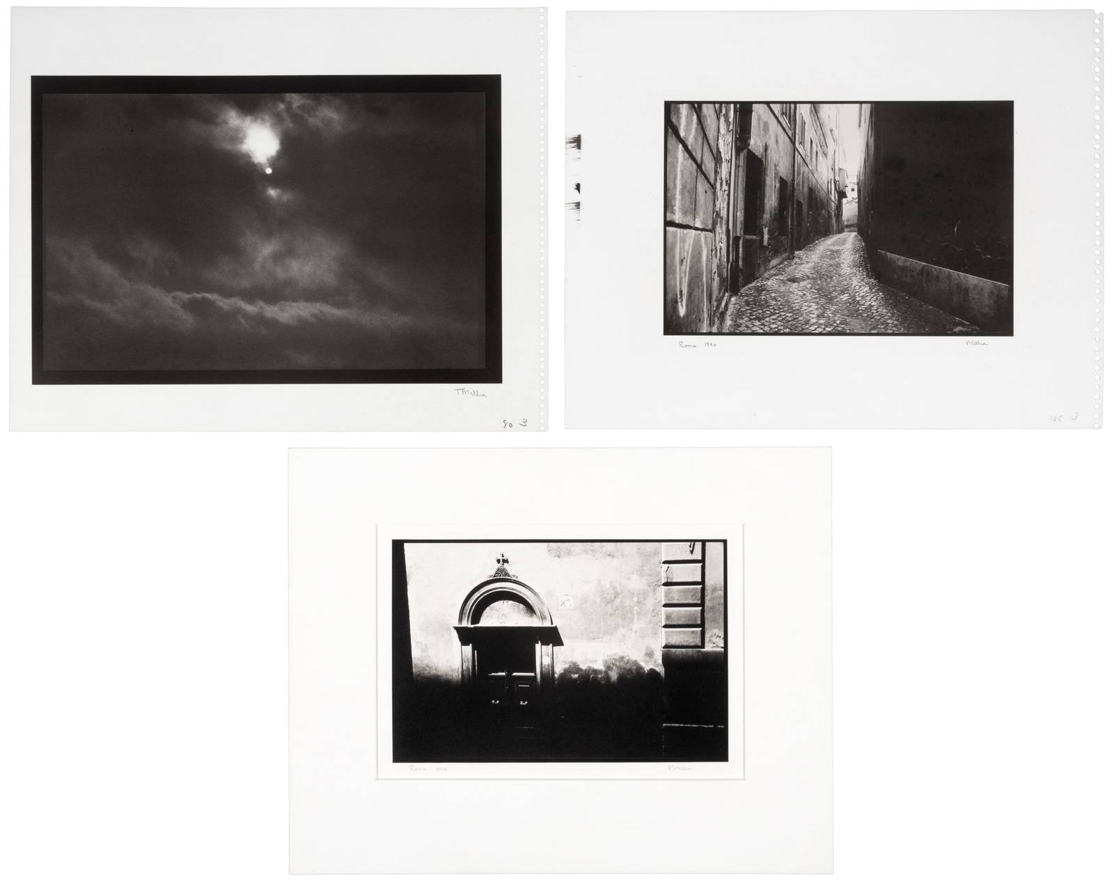 Three Signed By Tom Millea Auction