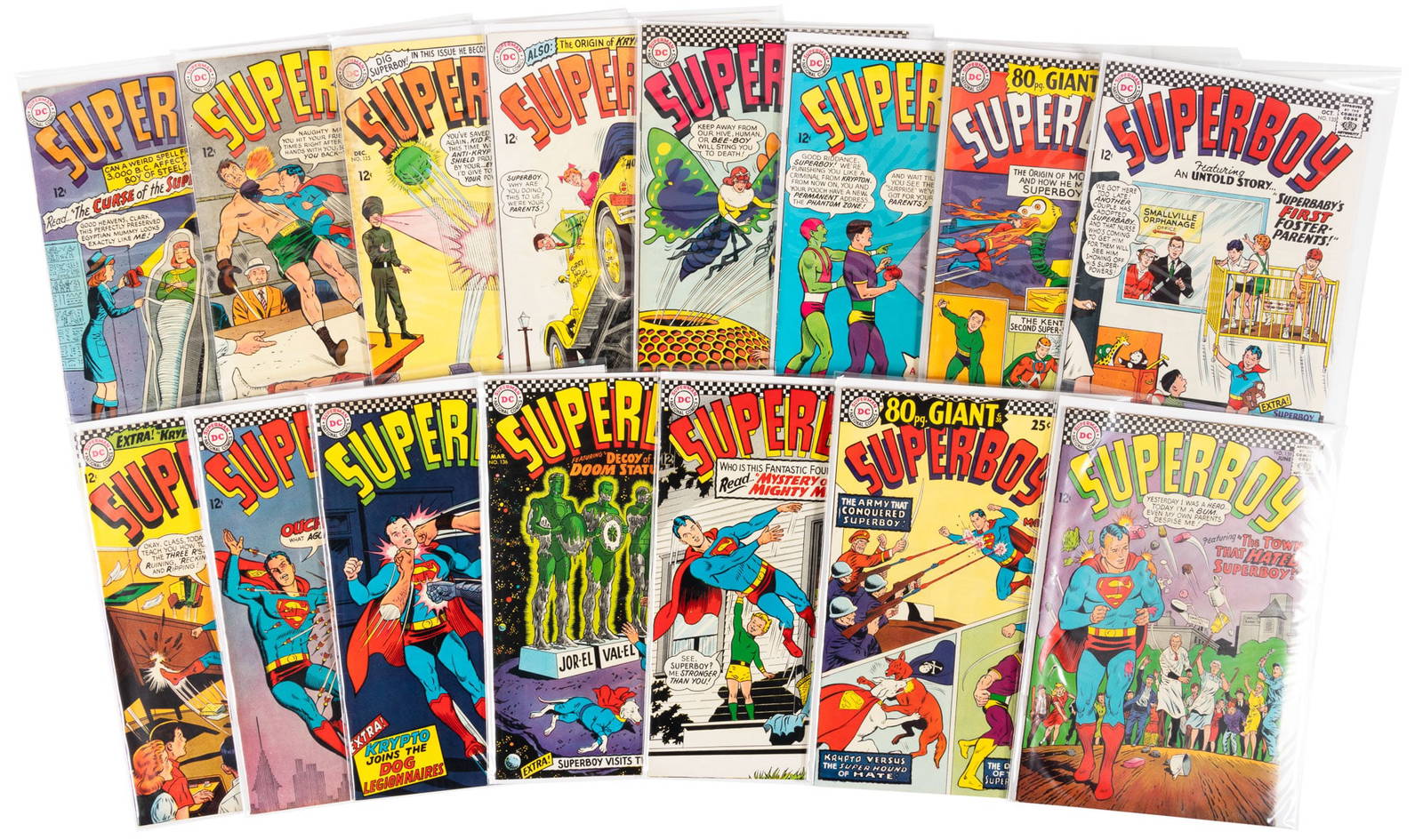Superboy * Lot Of 15 Comics * 1960s Auction