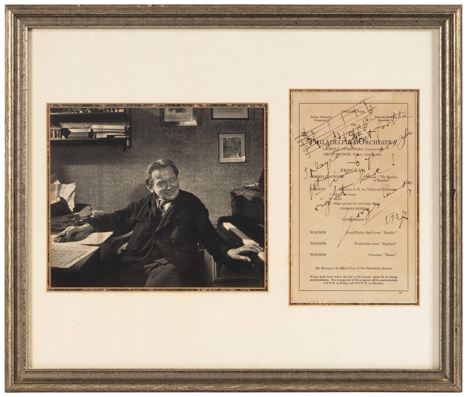 Five Autographs Of Famous Musicians Auction