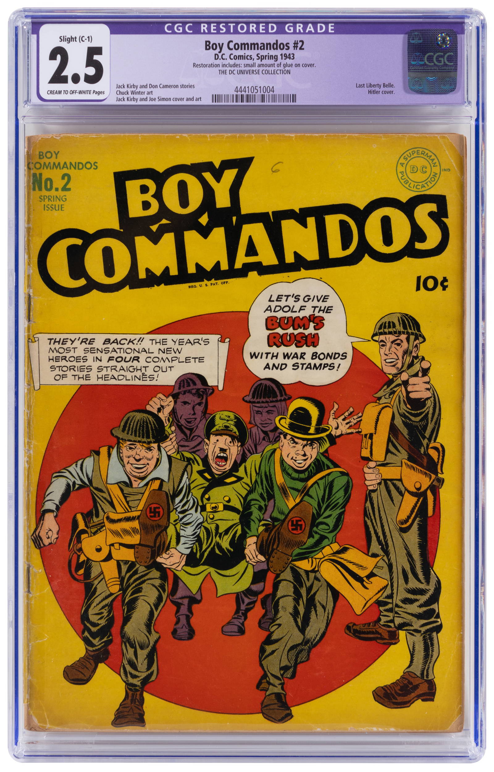 Boy Commandos #2 * Dc Universe Collection Auction